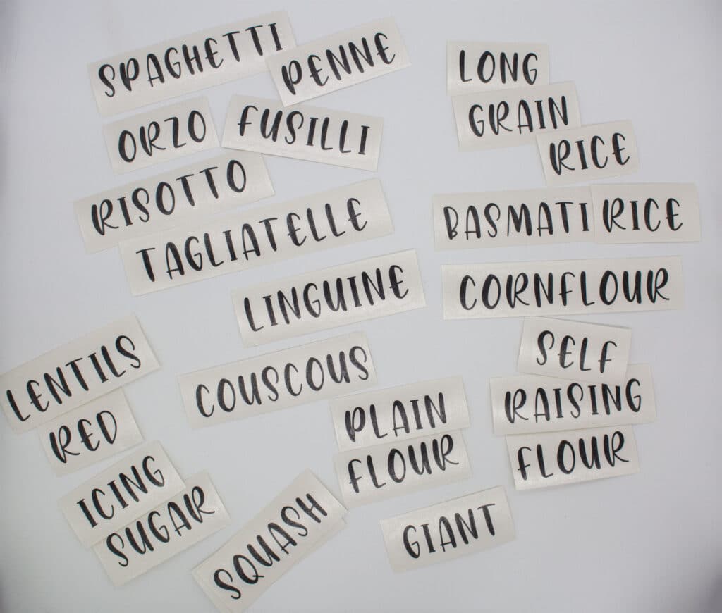 Custom Vinyl Labels - Lindsay Loves