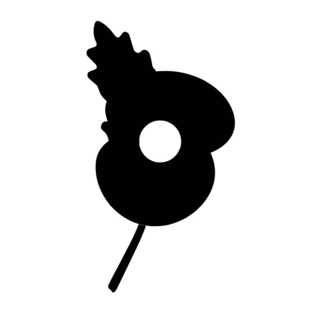 English Poppy Sticker - Remembrance Day - Lindsay Loves